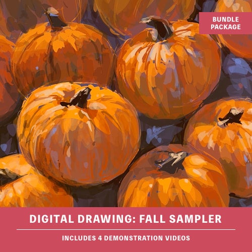 Digital Drawing: Fall Sampler | Anne Kullaf